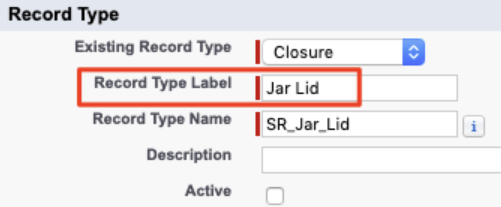 Create new record types